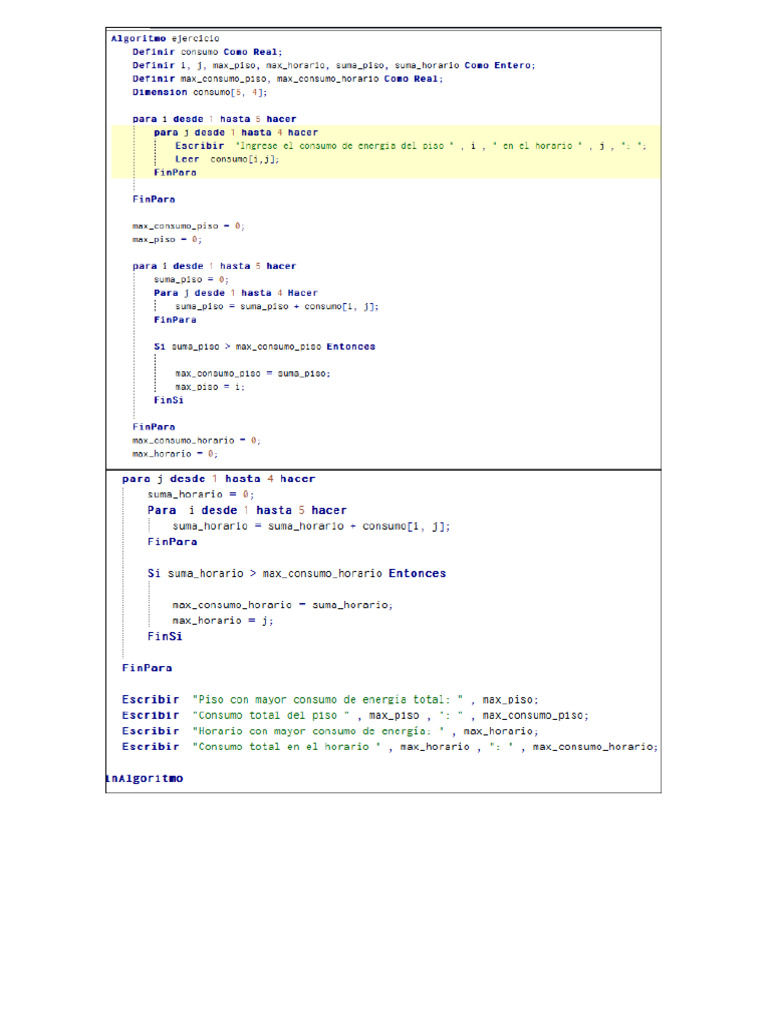 Ejercicio - Algoritmo | PDF