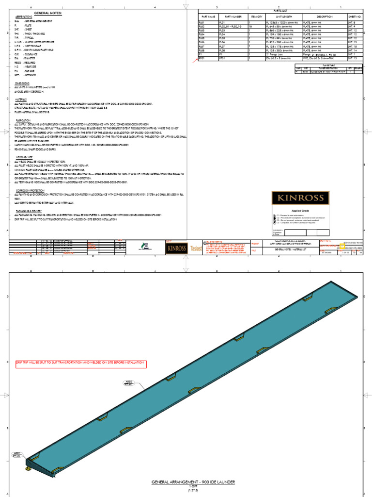 2294E2-ME053-H03-018-01 | PDF | Welding | Construction
