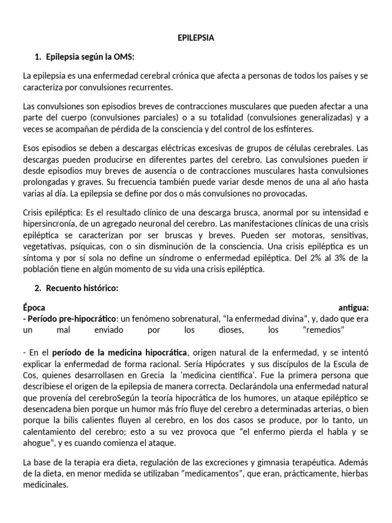 EPILEPSIA | PDF | Epilepsia | Medicina