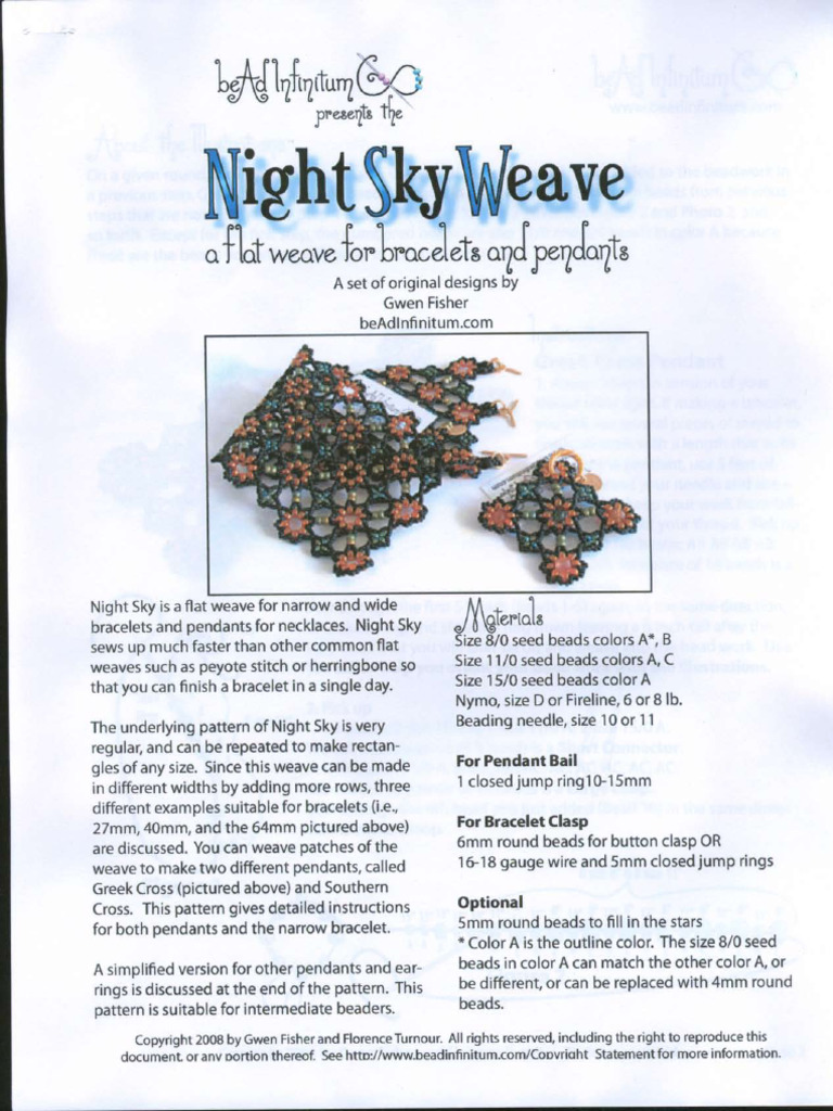 Night Sky by Bead Infinitum | PDF