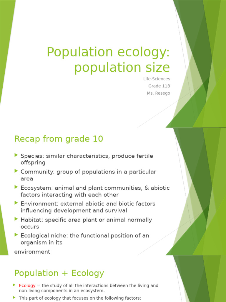 Understanding Population Ecology | PDF
