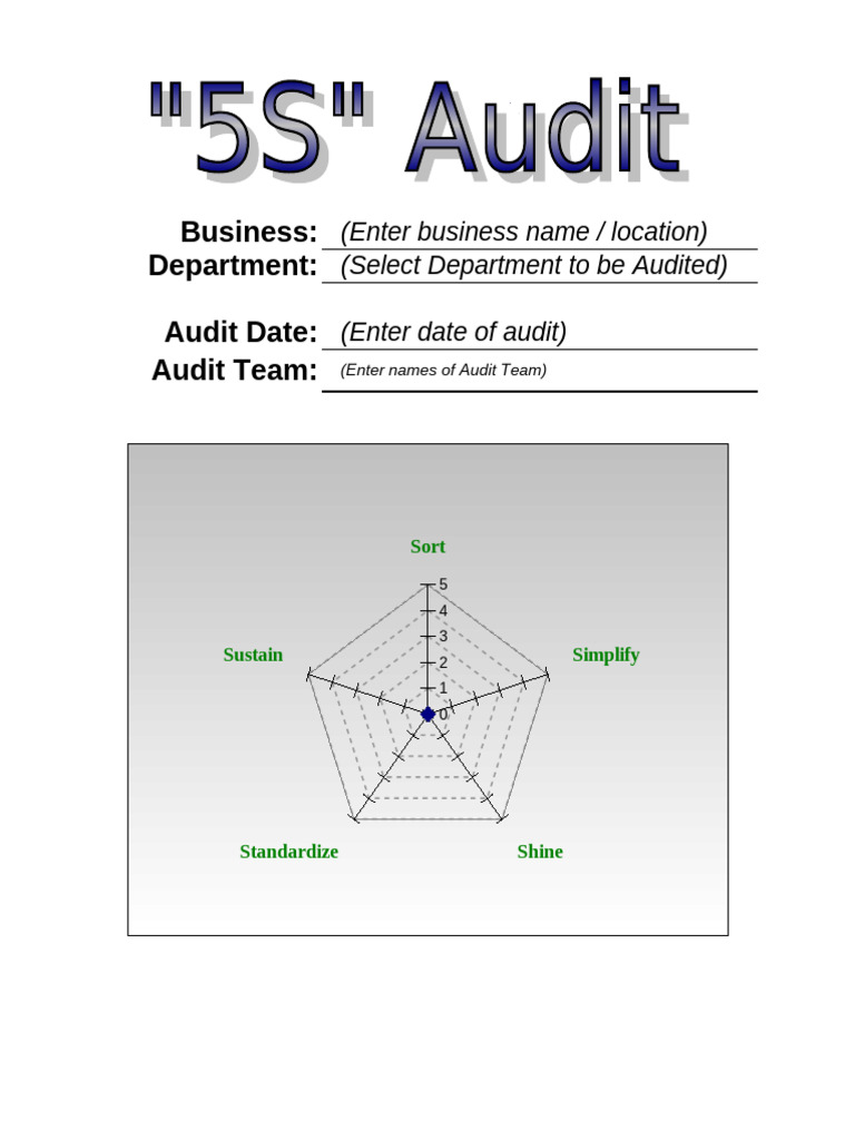 5S Audit | PDF | Audit | Business