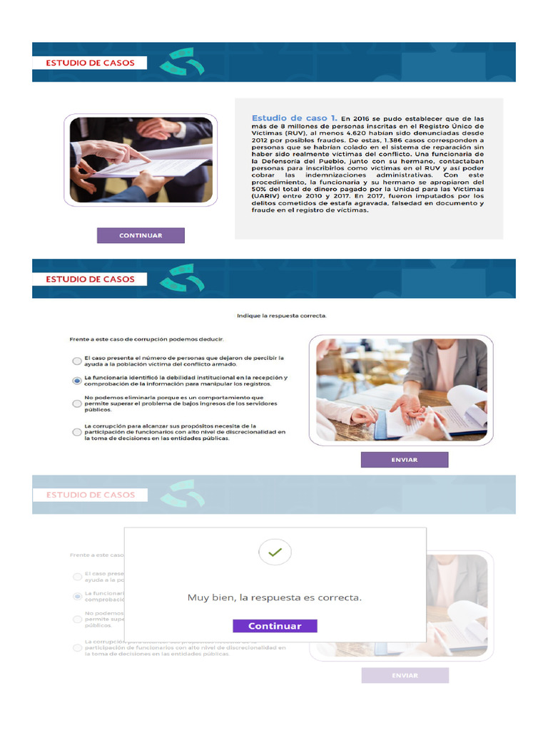 Resolucion Modulo Interactivo Estudio de Casos, Unidad 1 | PDF