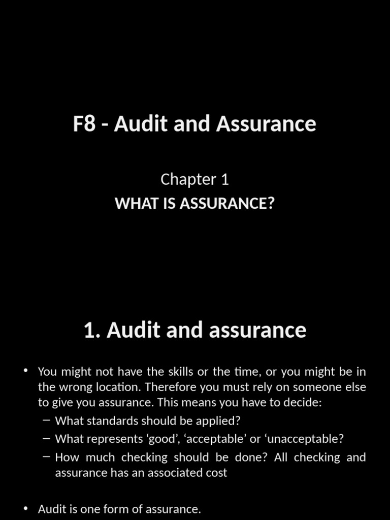 Lean Auditing for Enhanced Assurance | PDF | Audit | Internal Control