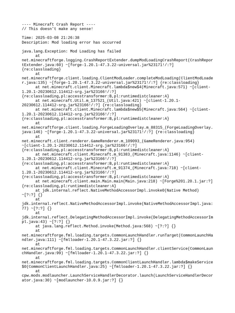 Crash 2025 03 08 - 21.26.38 FML | PDF | Computer Architecture | Computing