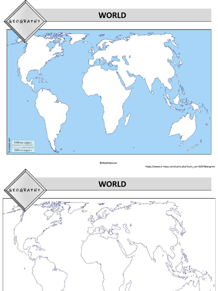 Worldmap Continents Activity | PDF