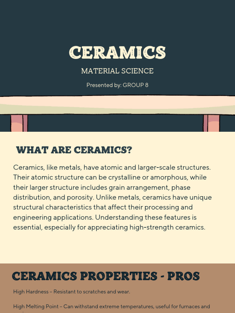 Material-Science-Ceramics-PPT | PDF | Ceramics | Glasses