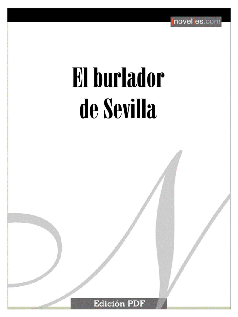 Análisis de "El burlador de Sevilla" | PDF