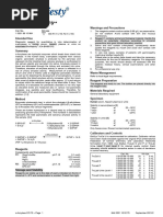 Liquichek Urine Chemistry Control Levels | PDF | Magnesium | Chemistry