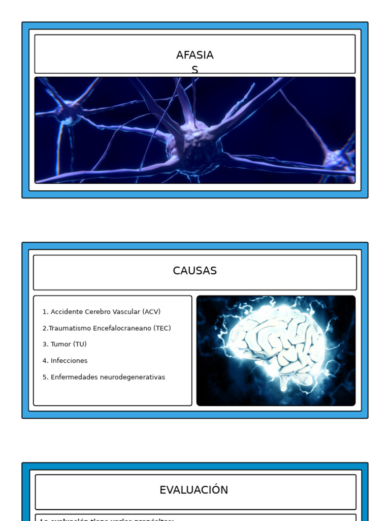 LAS AFASIAS | PDF | Afasia | Neurociencia