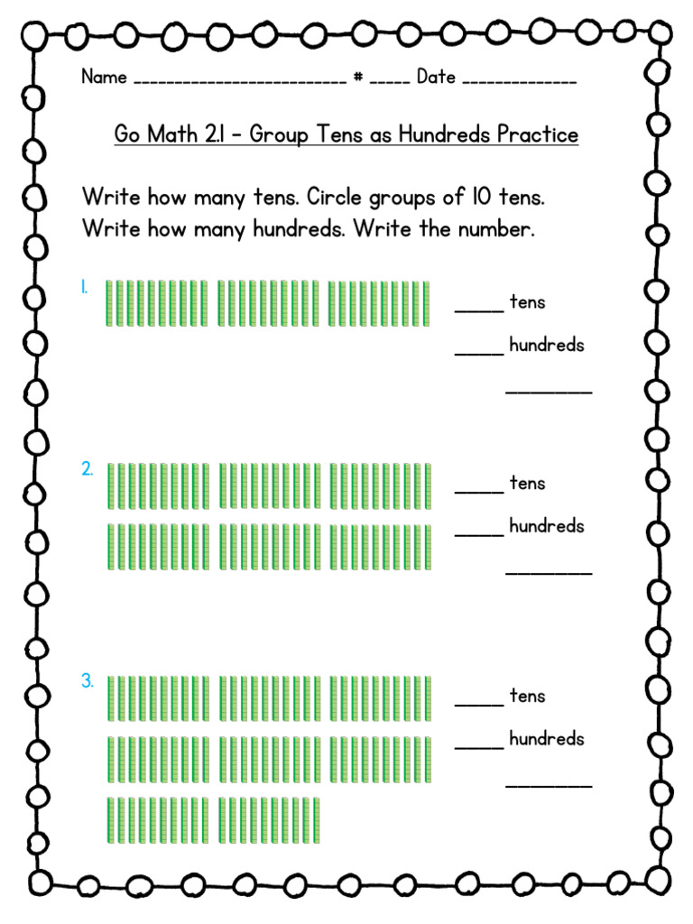 Group Tens As Hundreds Like Me | PDF
