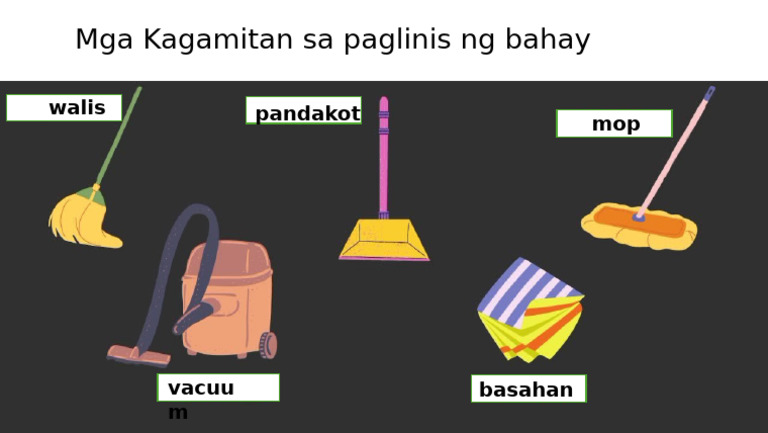 Mga Panlinis NG Bahay | PDF