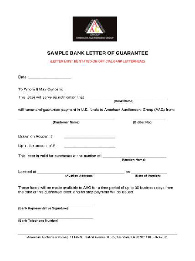 SAMPLE-BANK-LETTER-OF-GUARANTEE - x-01 | PDF