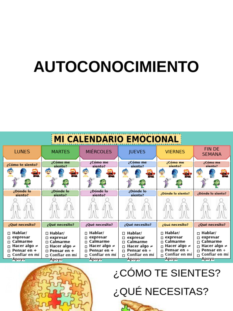 Calendario Emocional | PDF