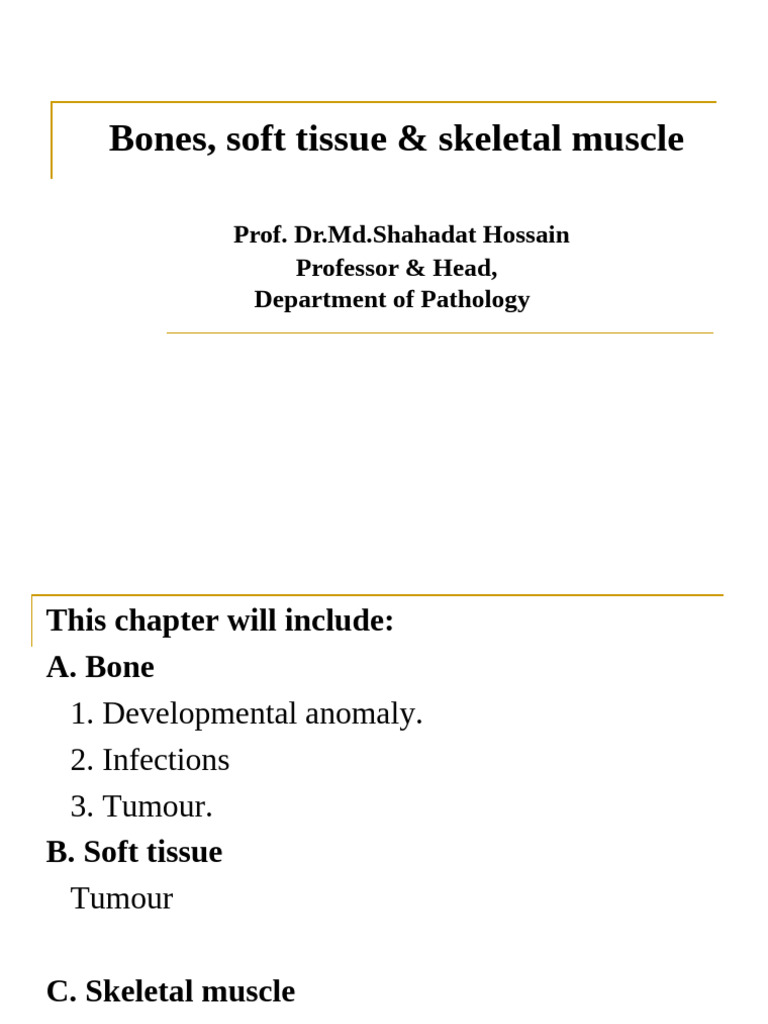 Bone, Soft Tissue and Skeletal Muscle | PDF | Bone | Neoplasms