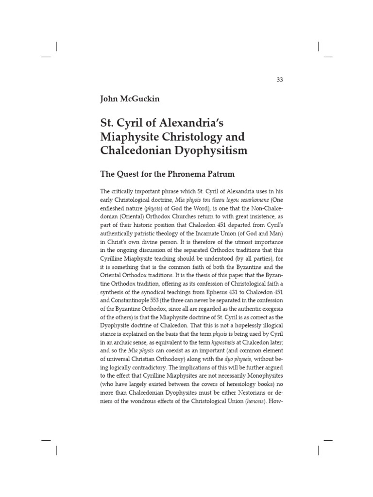 Non Chalcedon 4 | PDF | Council Of Chalcedon | Theology