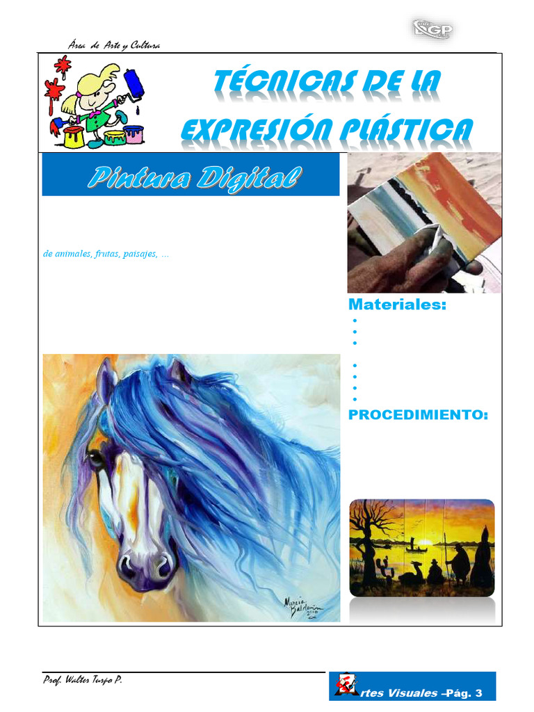 Tecnicas de La Expresion Plastica-2014 | PDF | Pinturas | Collage