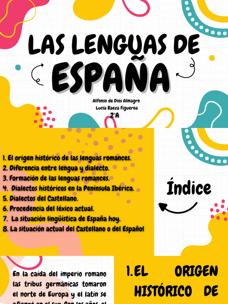Origen y evolución de las lenguas romances | PDF | Lengua española ...