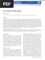 Challacombe Scale for Xerostomia Assessment | PDF | Mouth | Clinical ...