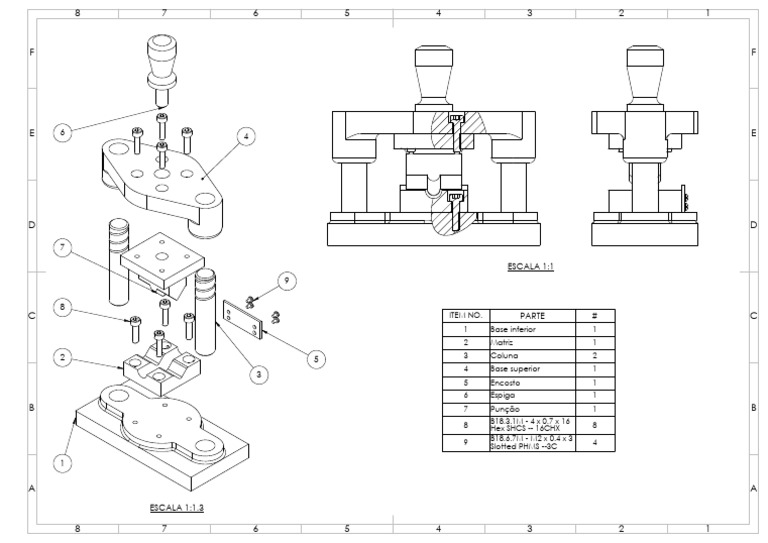 Plano de ensamble | PDF
