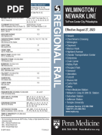 Trenton Line Schedule Effective 2024 | PDF | Septa | Bus Transport