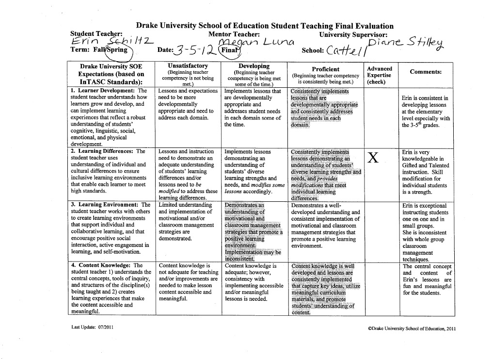 Luna Final Eval 1015 | PDF | Classroom Management | Teachers