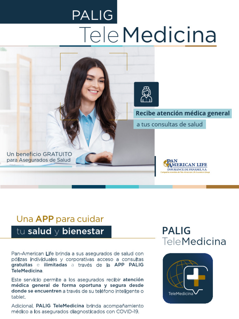 Telemedicina Gratuita para Asegurados PALIG | PDF | Aplicación movil ...