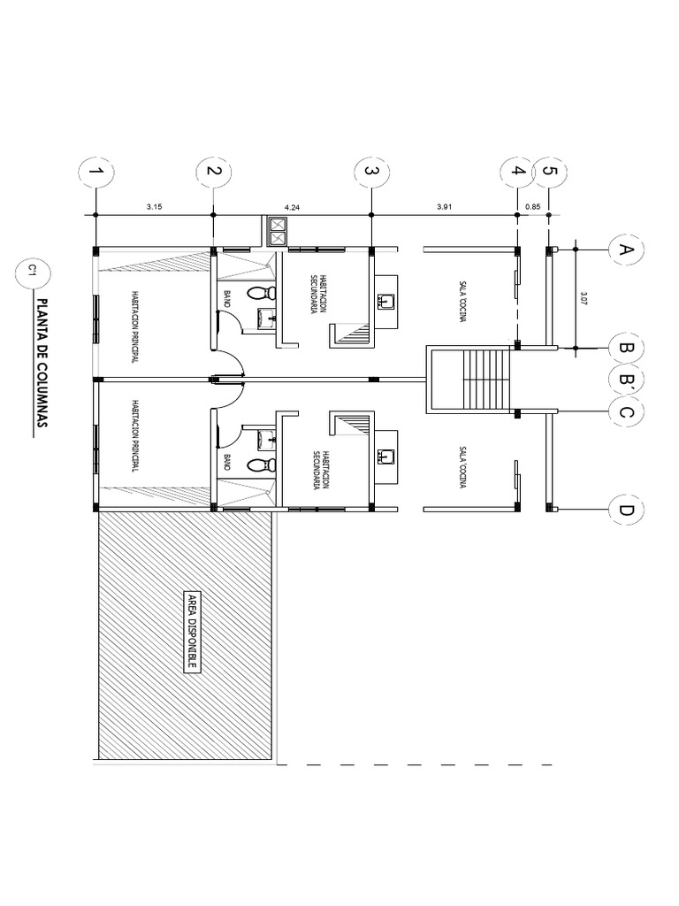 Planta de Columnas | PDF