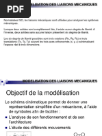 Étude des Liaisons Mécaniques et Degrés de Liberté | PDF | Physique appliquée et ...