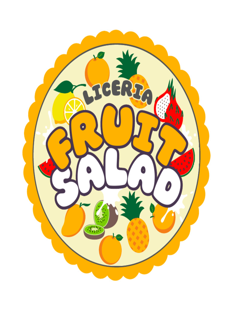 Colorful Cute Circle Fruit Salad Logo - 20250408 - 184234 - 0000 | PDF