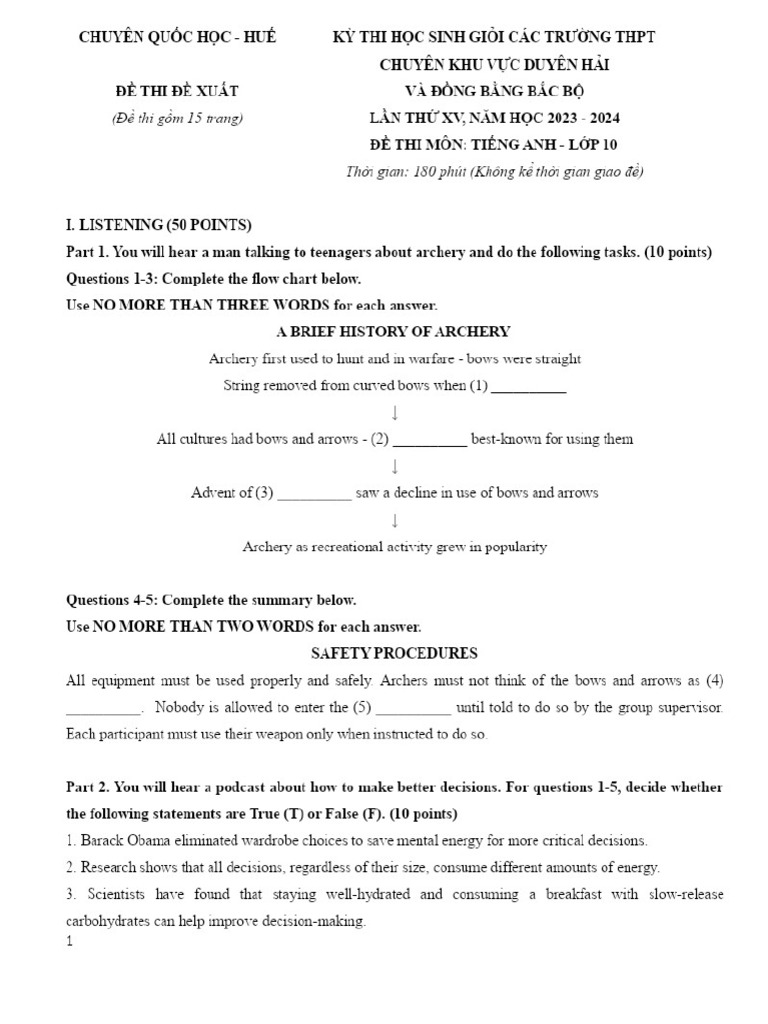 De Duyen Hai Lop 10 Hue 2024docx - 1600 - PDF - Gdrive.vip | PDF