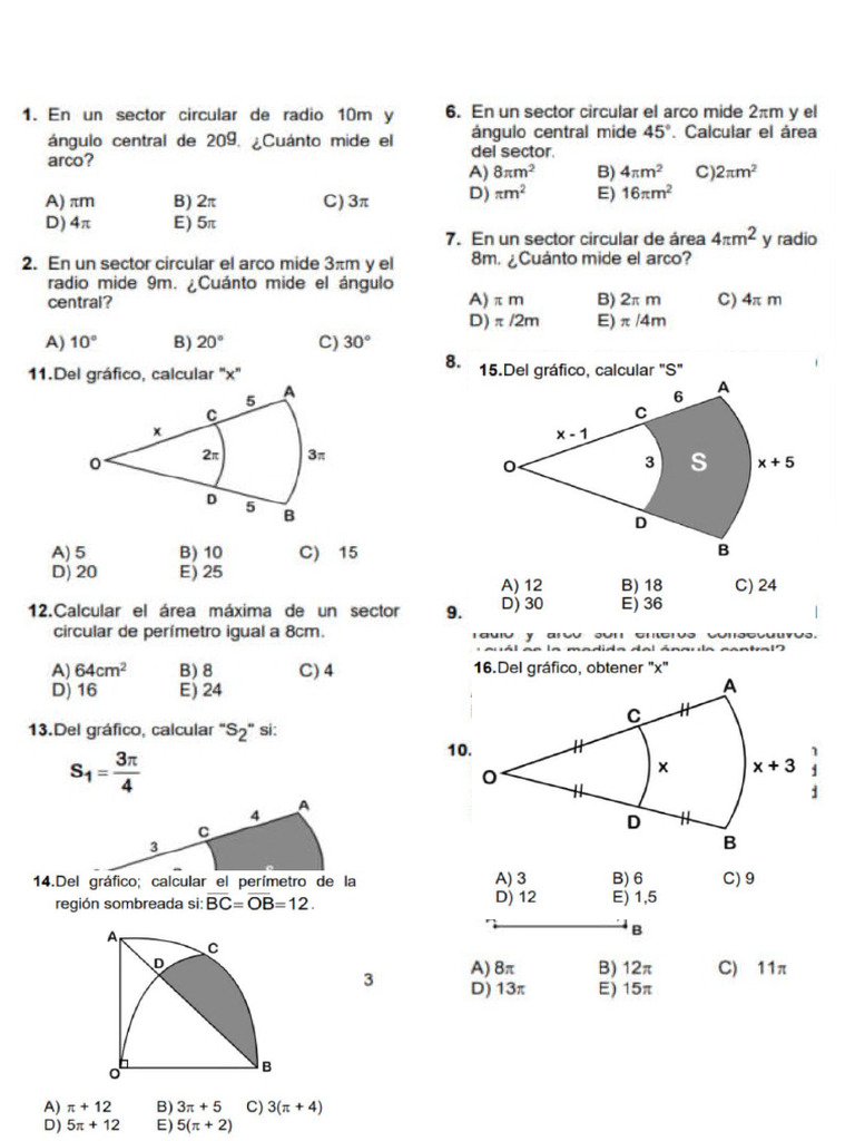 EJERCICIOS TRIGO | PDF