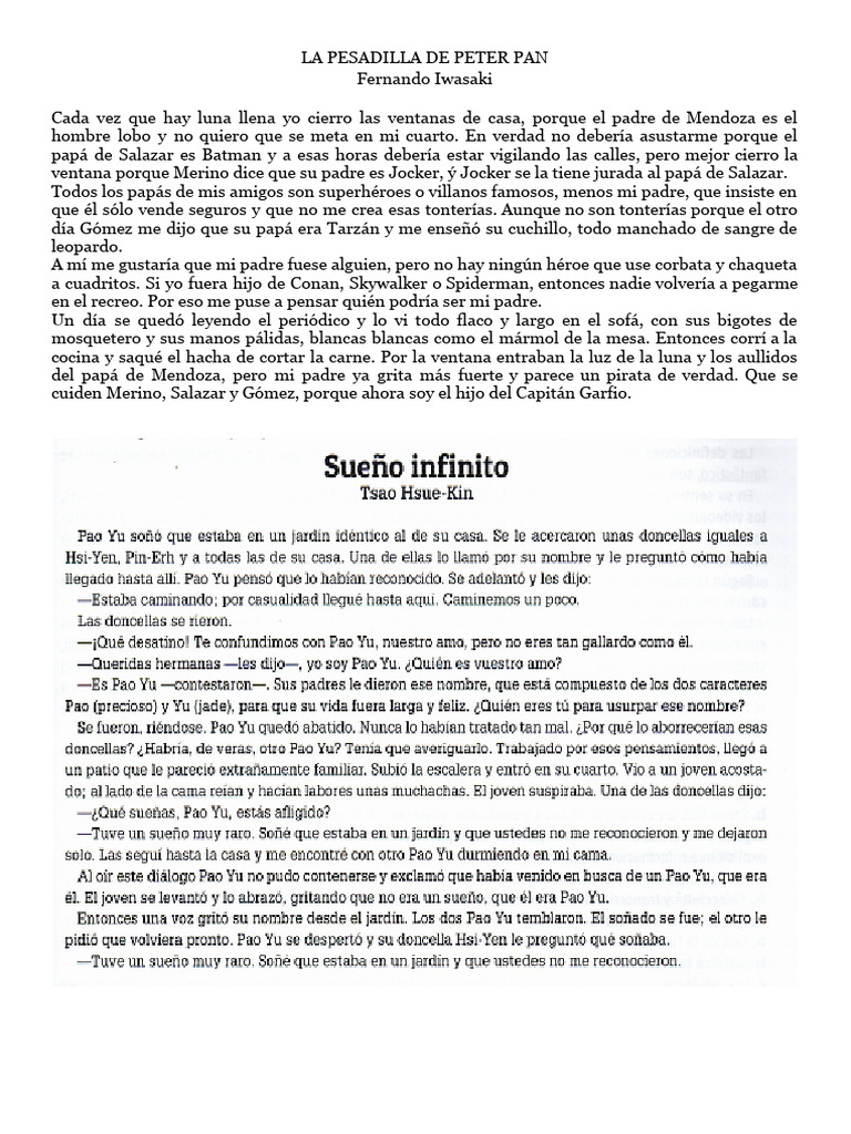 MICROCUENTOS | PDF