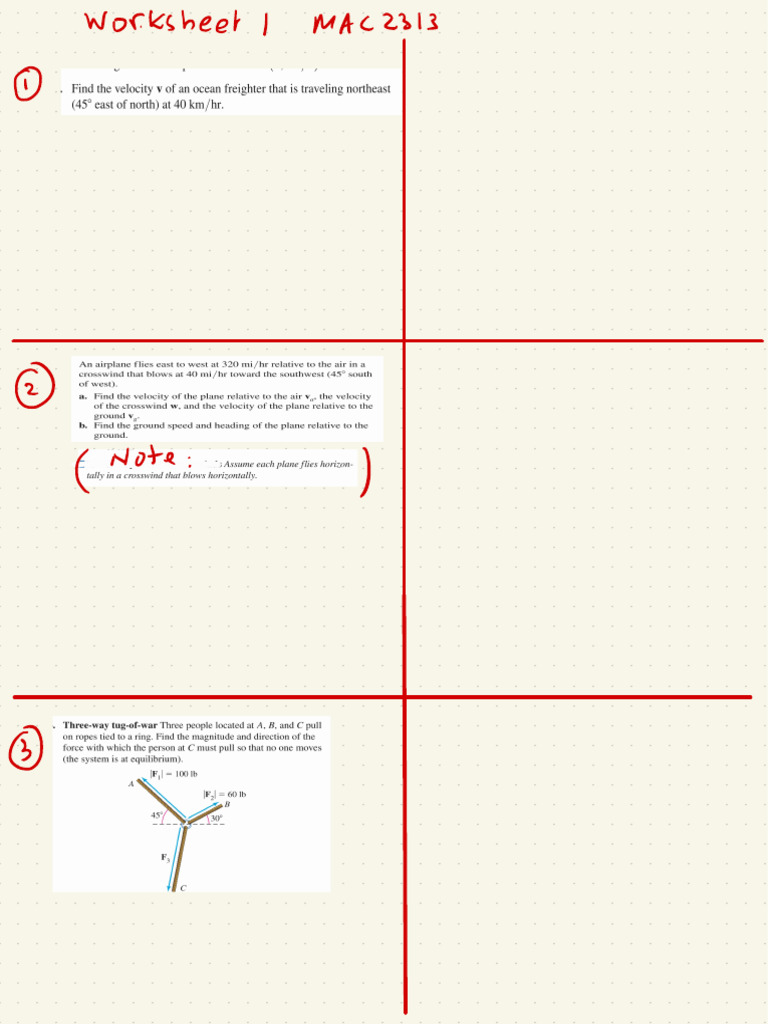 3D Plotting Worksheet for MAC 2313 | PDF