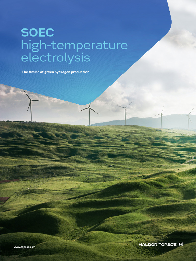 SOEC High-Temperature Electrolysis Solutions | PDF | Hydrogen | Climate ...