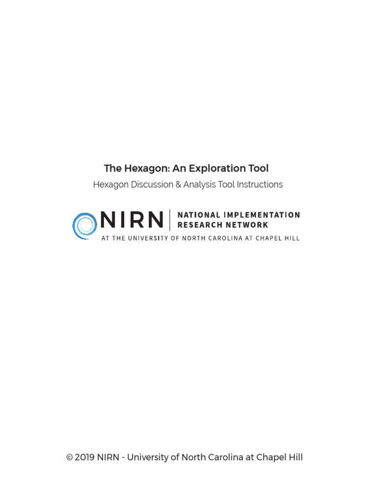 NIRN Hexagon Discussion Analysis Tool v2.2 | PDF | Mindfulness | Cognition