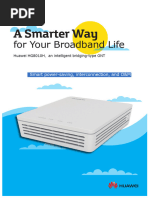 ONT HGU Brochure (HG6145D2) | PDF | I Pv6 | Communications Protocols