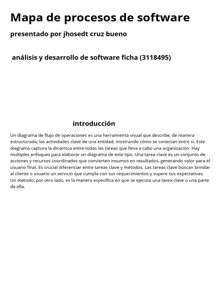Mapa De Procesos De Software Pdf 9444