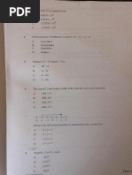 BECE Mathematics Past Questions 2022 | PDF | Inequality (Mathematics ...