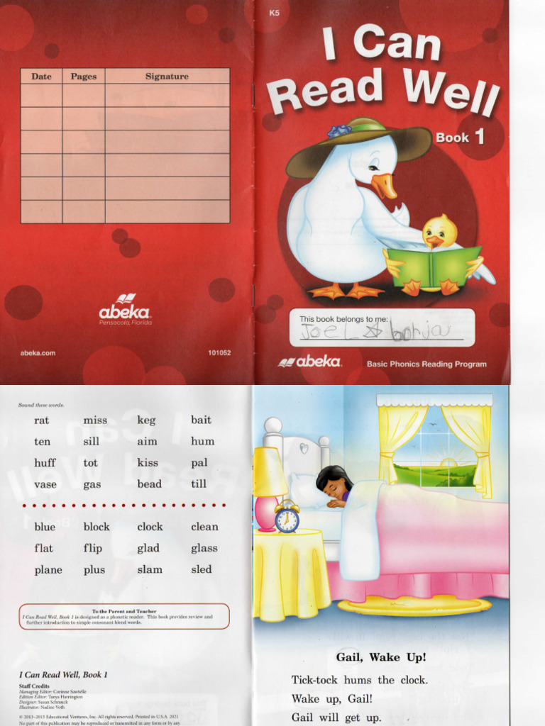 I Can Read Well, Book 1,2 3, 4, 5 | PDF
