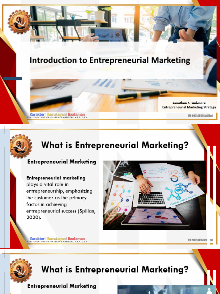 Lecture 1 - Entrep Marketing Strategy - JSGabinera | PDF ...