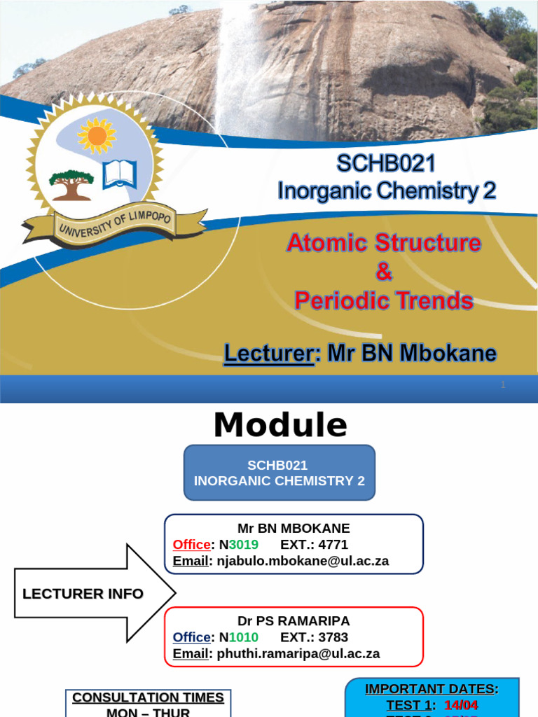 Part 1 Foundations - Atomic Structure - Lecture 1 and 2(1) | PDF | Uncertainty Principle ...