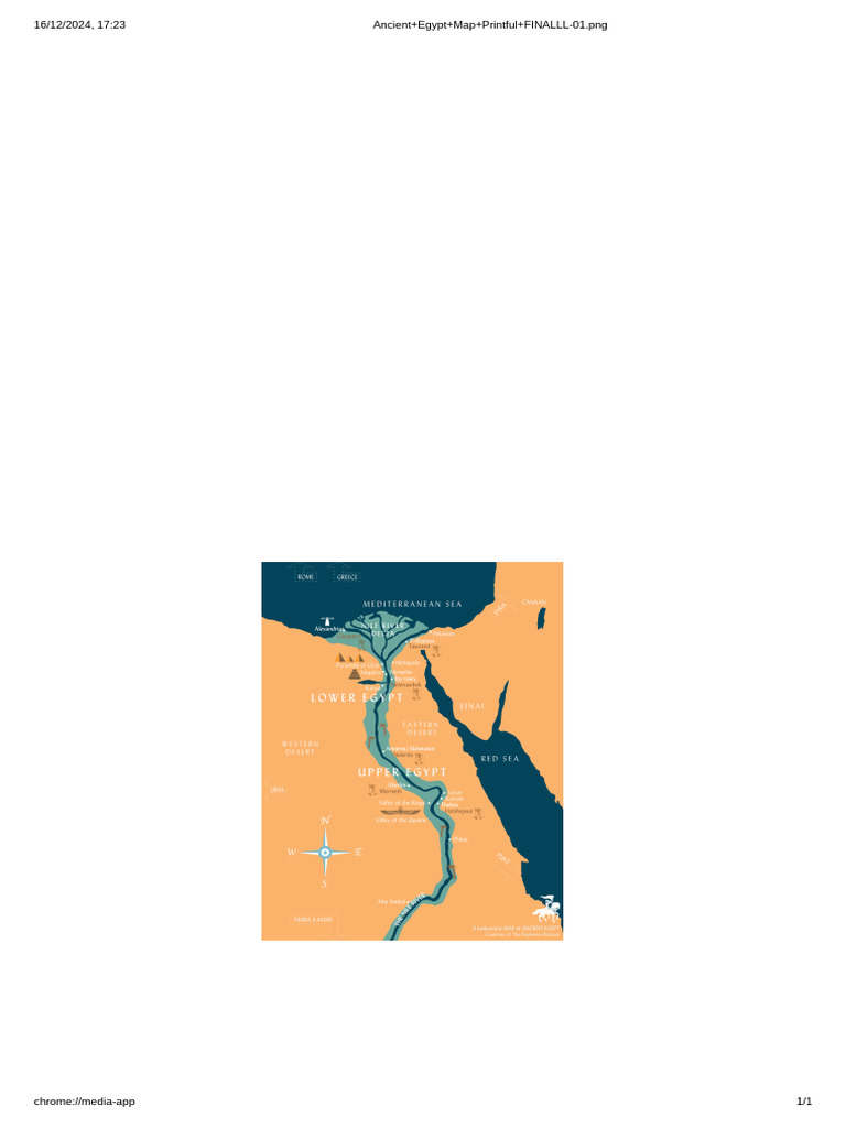 Ancient+Egypt+Map+Printful+FINALLL 01.Png | PDF