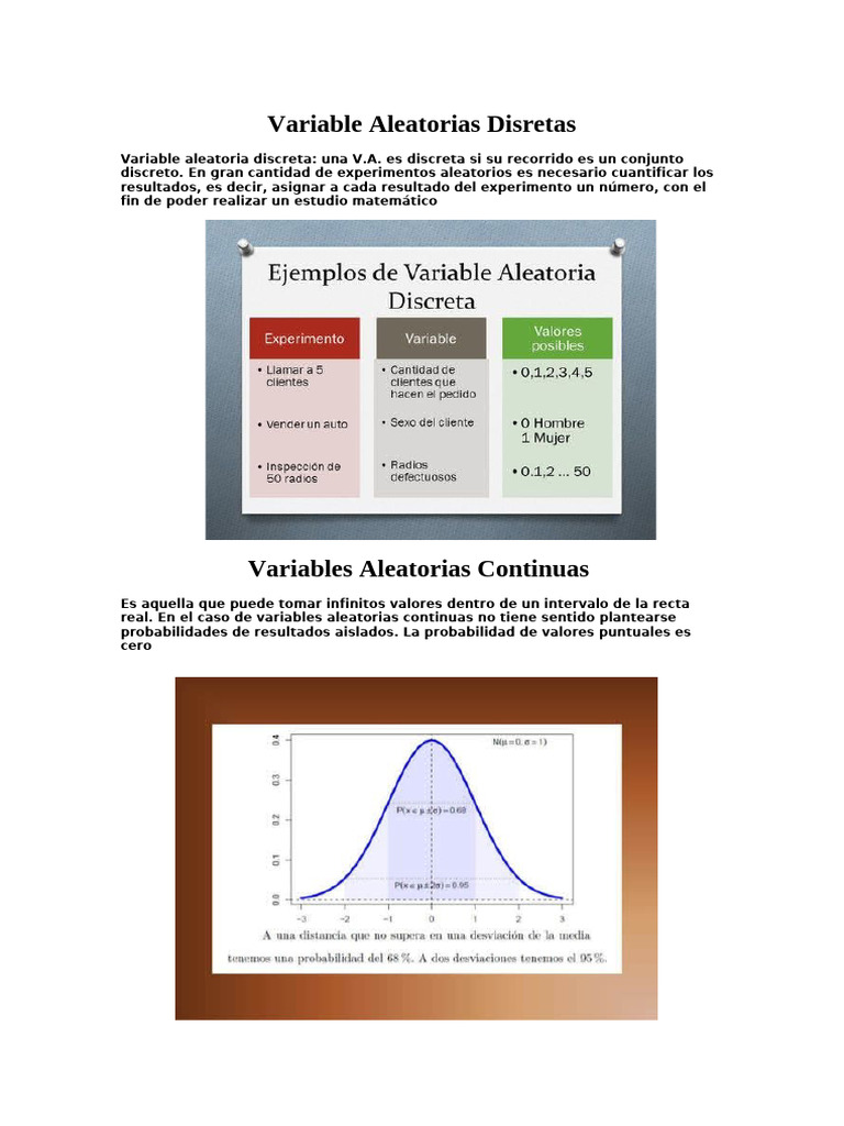 Variable Aleatorias Disretas | PDF
