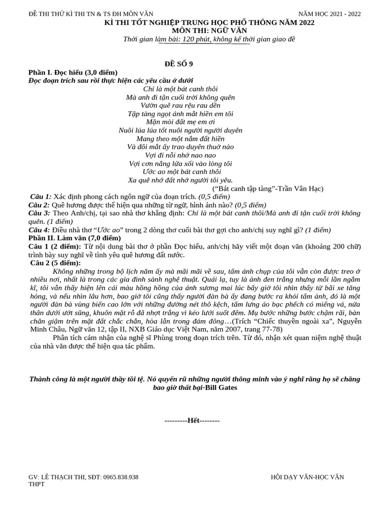 9 Chiec Thuyen NX 1 2022 | PDF