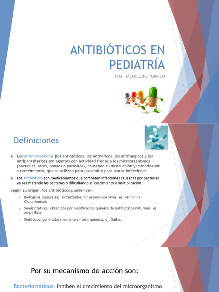 Antibióticos en Pediatría[1] | PDF