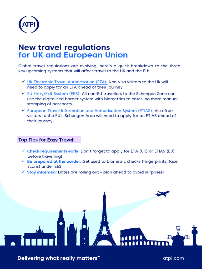 UK ETA and EU Travel Regulations Guide | PDF