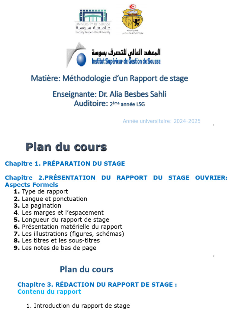 Méthodologie du Rapport de Stage LFG2 | PDF | Recrutement | Business