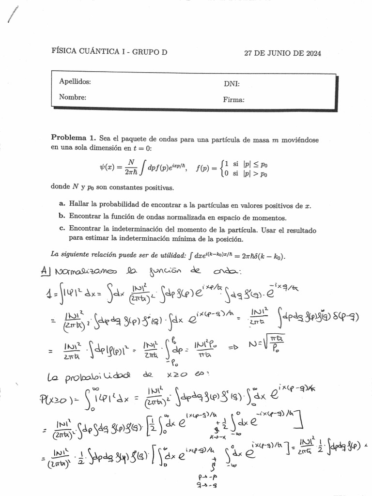 FCI Examen Junio Solucionado | PDF