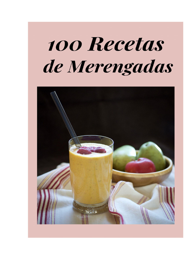 Recetas de Merengadas Variadas | PDF | Helado | Uva